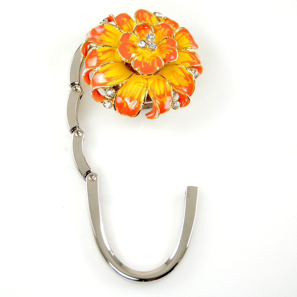 Stylish Foldable Handbag Holder "Bloom Flower" Purse Hook | eBay