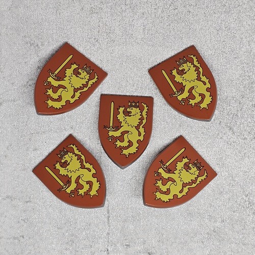 5pack Custom Lion Knight Shield Lot For Minifigures c3LN9 | eBay