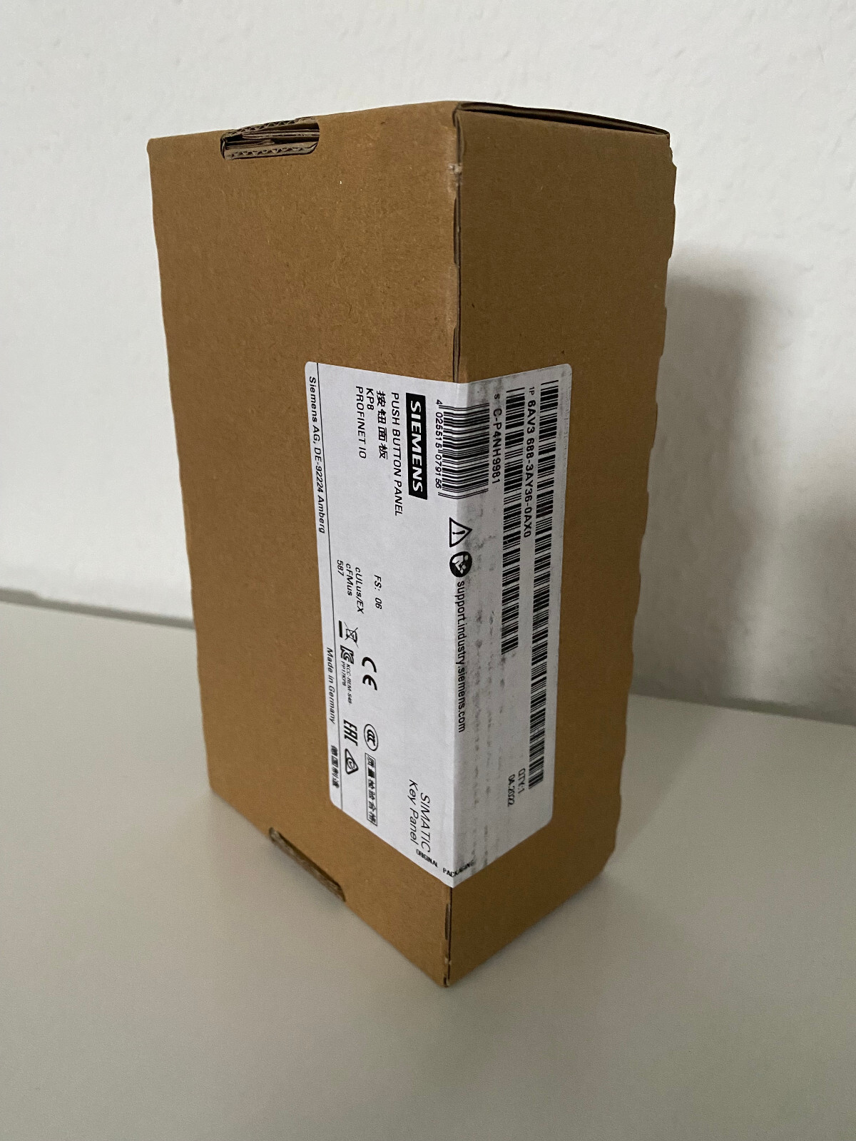 Siemens Simatic HMI KP8 PN Key Panel (6AV3688-3AY36-0AX0) for sale ...