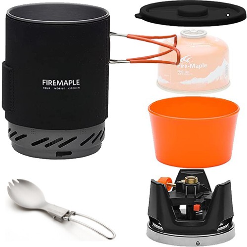 Fire Maple X1 Jetboil alternate Portable Outdoor Cooking Stove Titanium ...