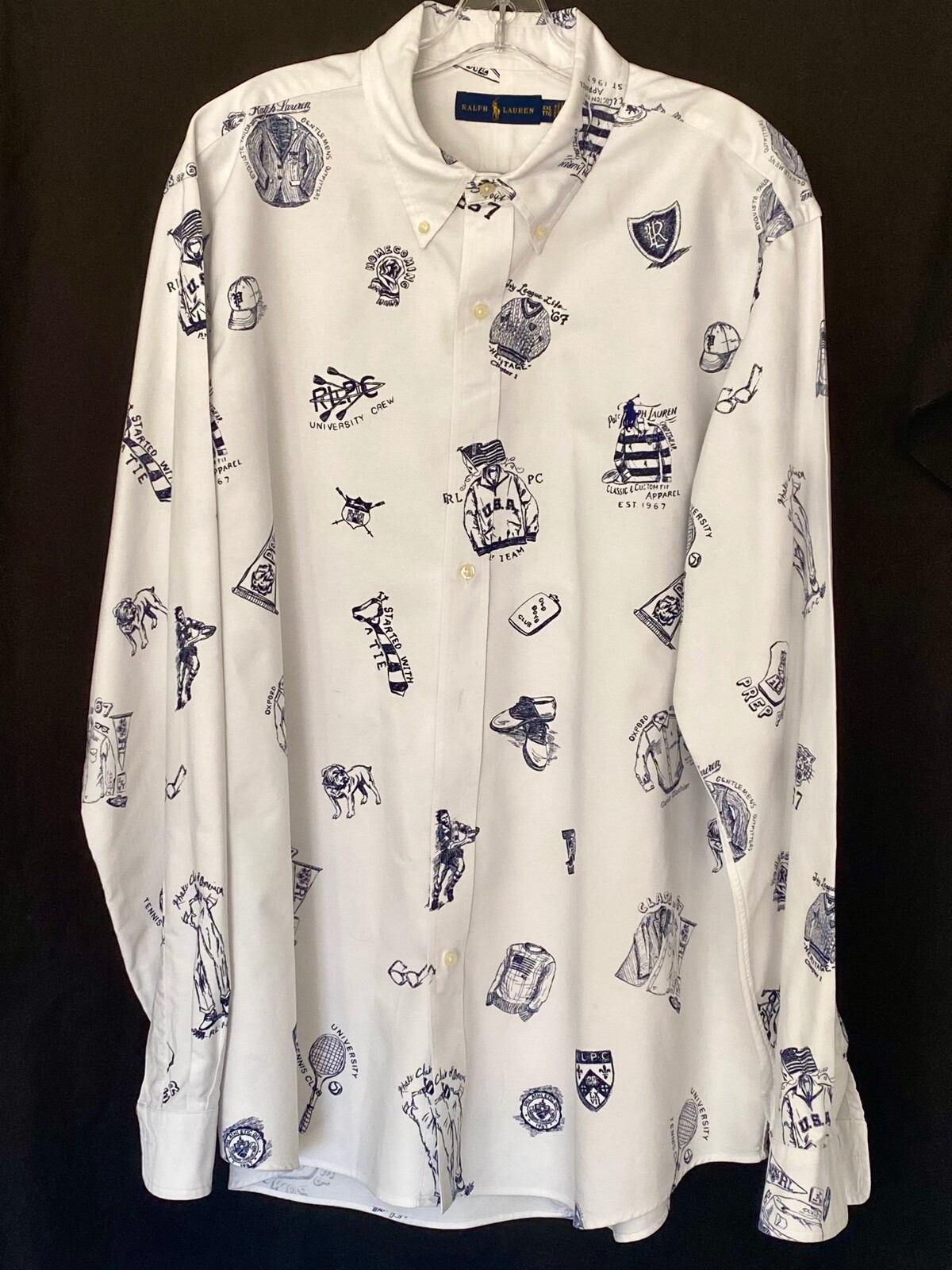 RALPH LAUREN "CLASS OF '67" COLLEGIATE BUTTON DOWN SH… - Gem