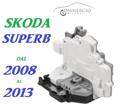 Skoda Superb Left Rear Door Lock 2008-13 NEW 3C4839015A | eBay