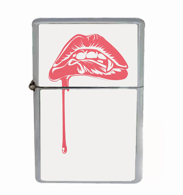 Vampire Lips Rs1 Flip Top Oil Lighter Wind Resistant | eBay