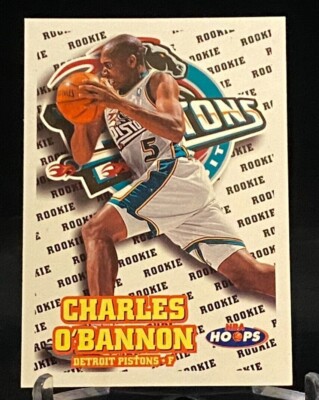 1997-98 SkyBox NBA Hoops Rookie Card #203 Charles O'Bannon Detroit ...