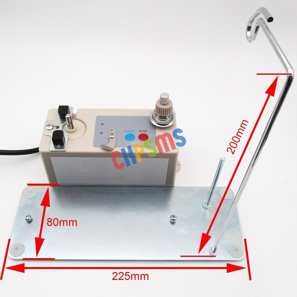 AC 110V Automatic Bobbin Winder General FOR 1/4"(6mm) Center Hole ...