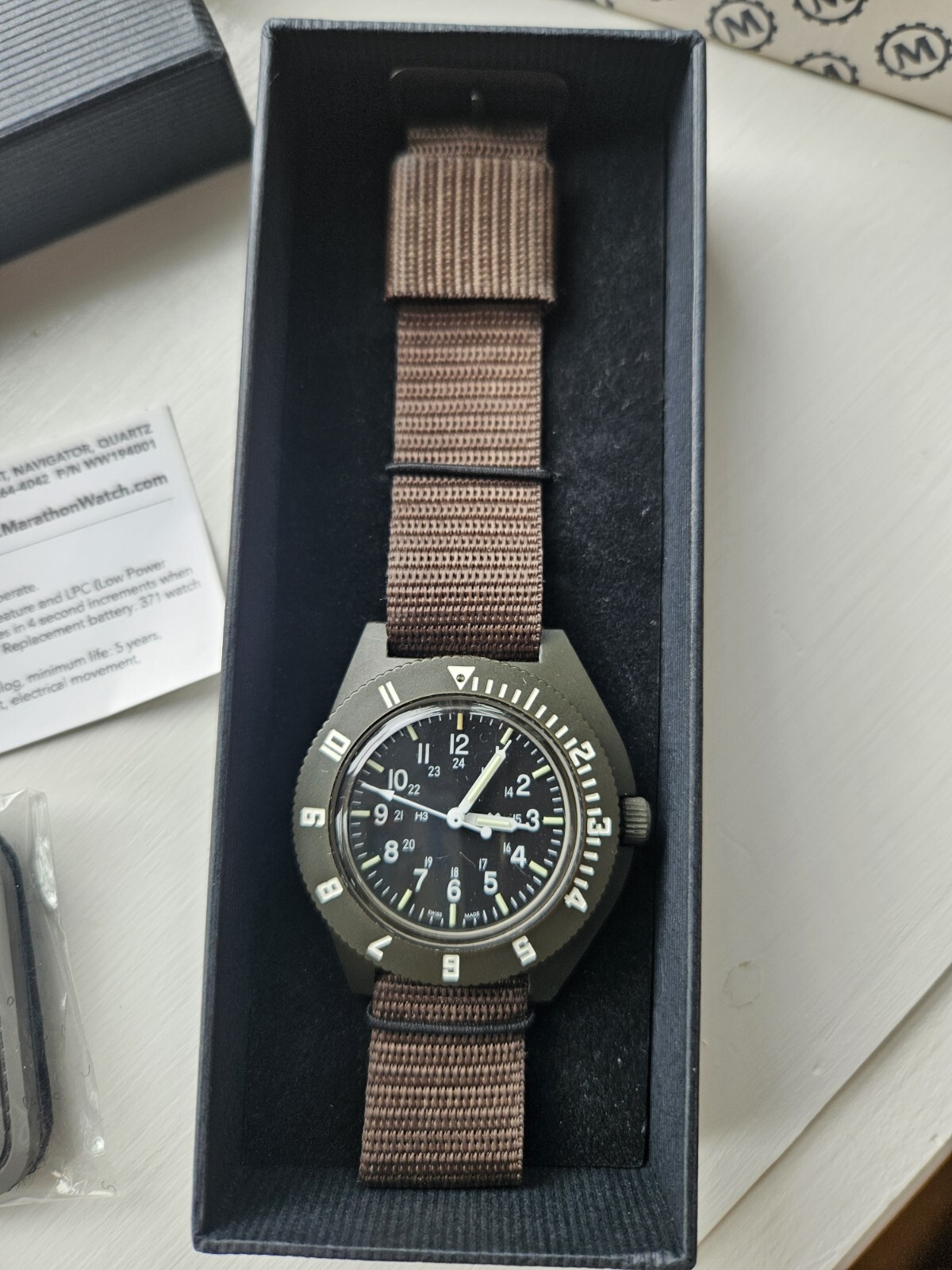 Marathon Pilot's Navigator Field Watch With Tritium for sale online | eBay