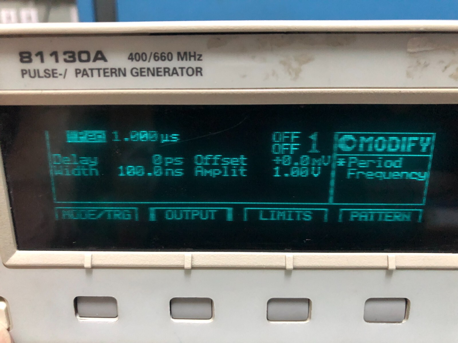HP/Agilent 81130A/81132A Pulse Data Generator, 400/660 MHz and 1.32 Gb ...