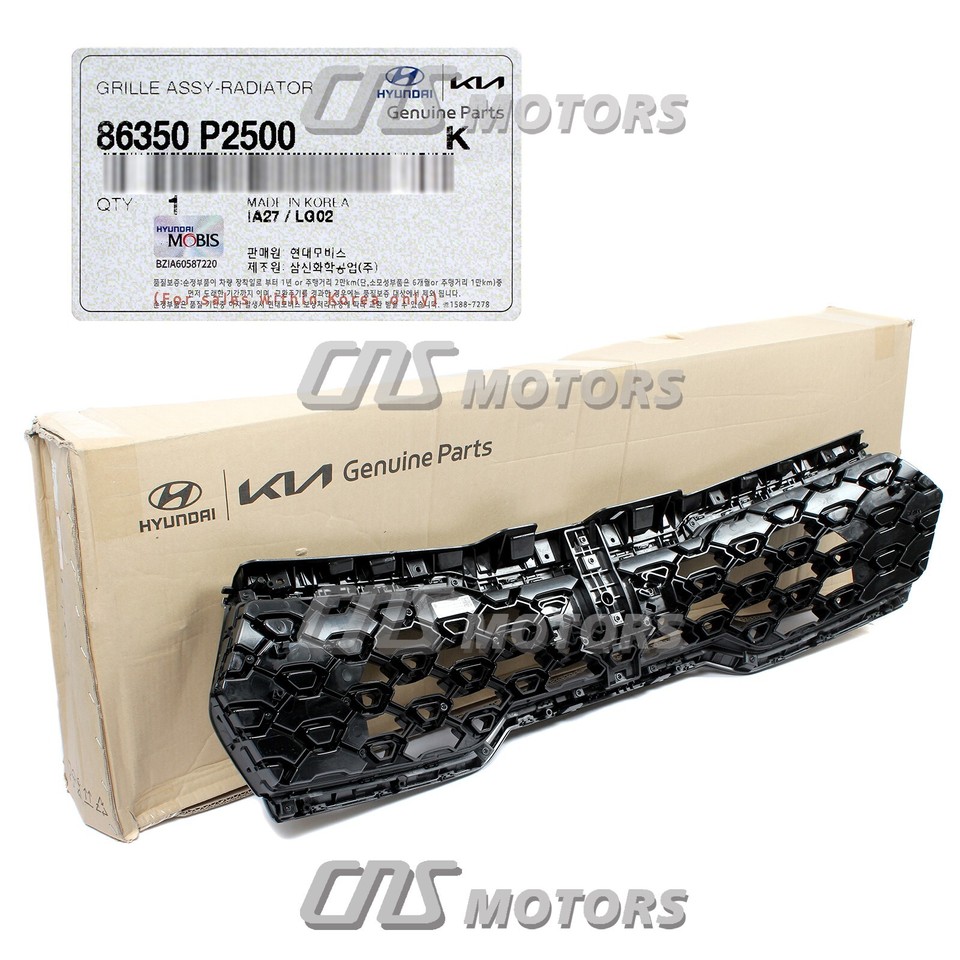 ⭐GENUINE⭐ Radiator Grille W/O Camera Hole for 2022 2023 Kia Sorento ...