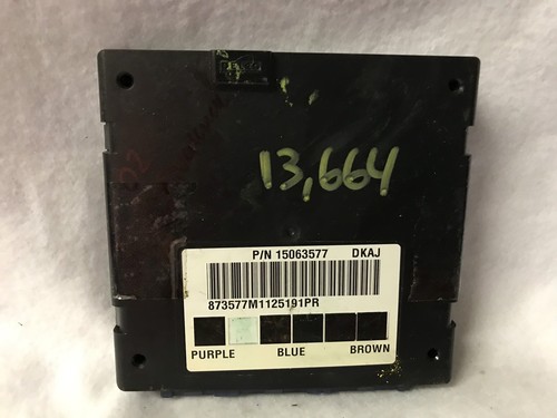 2002 CHEVY AVALANCHE OEM ECU ENGINE CONTROL MODULE 15063577 [CHECK PART ...