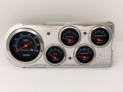 1948 1949 1950 Ford Truck 5 Gauge Dash Panel Insert Black | eBay