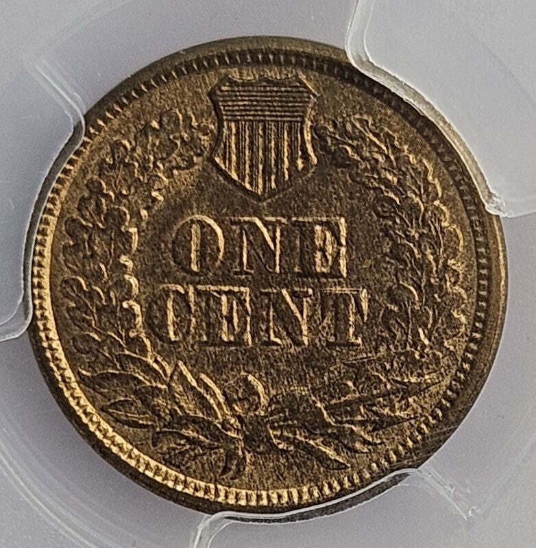 1865 Indian Head Cent / Penny 1c PCGS MS 64 RB Plain 5 | eBay