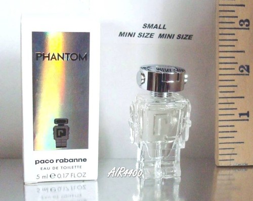Paco Rabanne PHANTOM EDT 5ml- 0.17floz Box Men Collectible MINI Travel ...