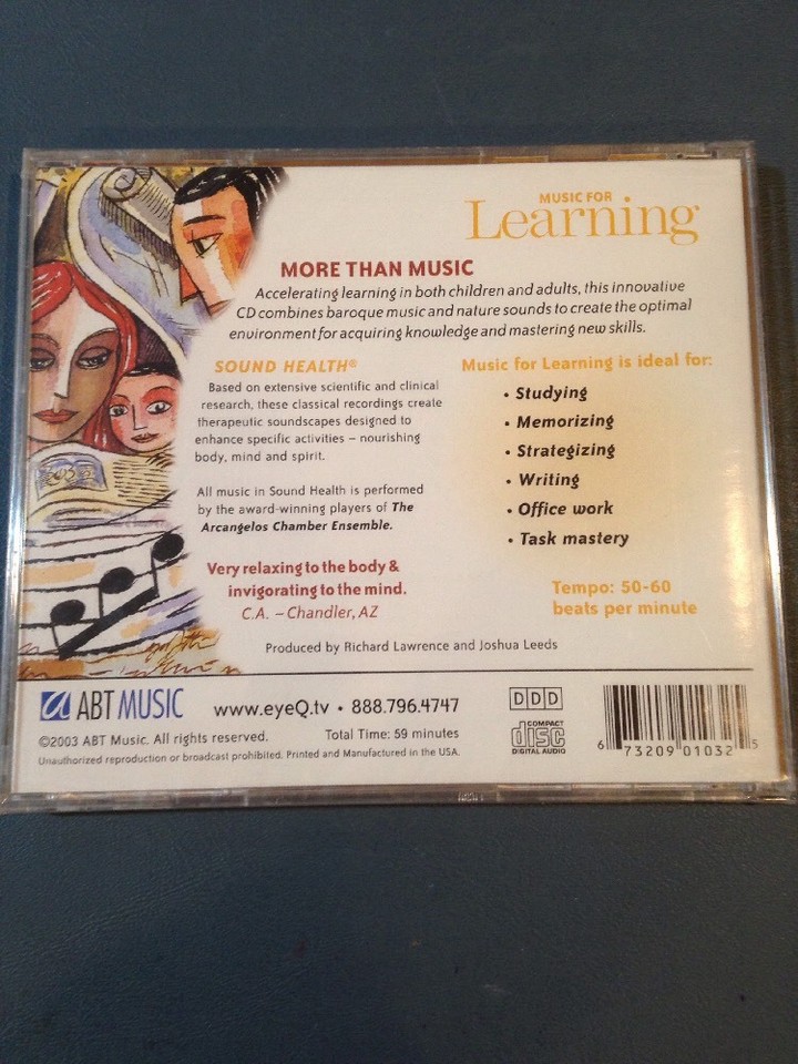 Music for Learning CD NEW & SEALED | eBay