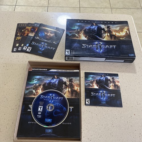 StarCraft 2 II: Battle Chest (PC) WIN MAC DVD + DVD Rom Free Shipping ...