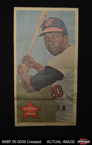 1968 Topps Baseball Posters #24 Frank Robinson Orioles HOF 3 - VG | eBay