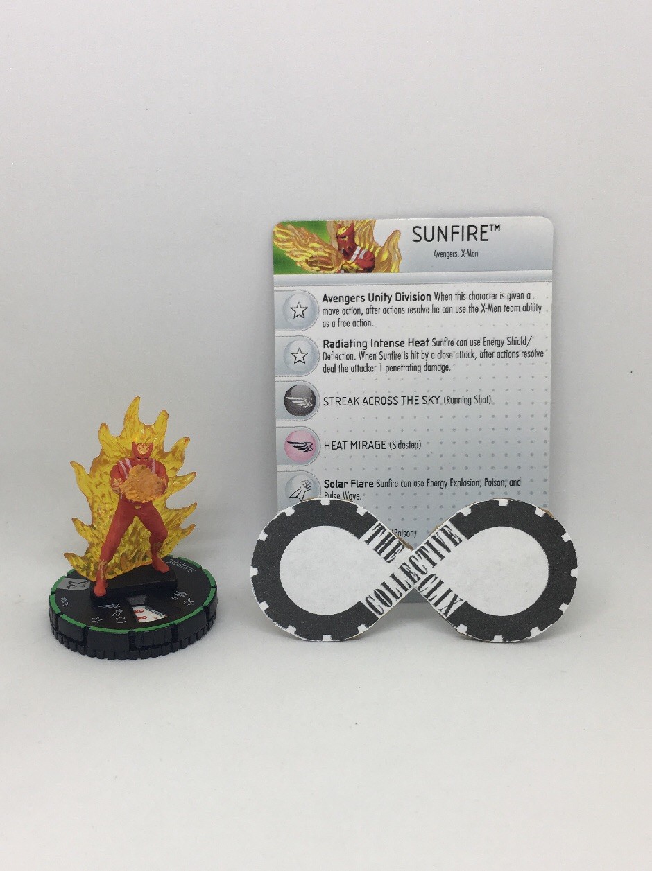 Heroclix - Sunfire 043b - Uncanny X-Men - Rare Prime W/ Card | eBay