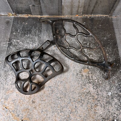 Antique Singer Sewing Machine Treadle Base Cast Iron Part Lot | eBay