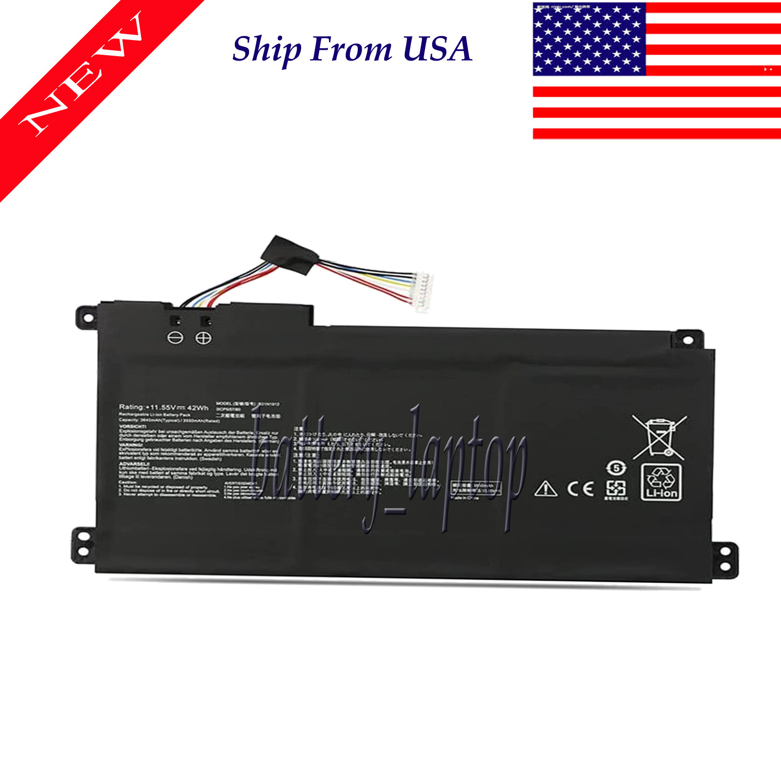 US B31N1912 Battery For ASUS VivoBook E410 E410MA L410MA E510 E510MA ...