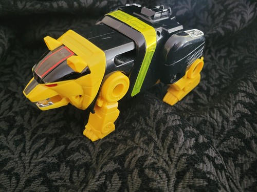 Vintage 1995 Mighty Morphin Power Rangers Deluxe Ninja Megazord Yellow ...
