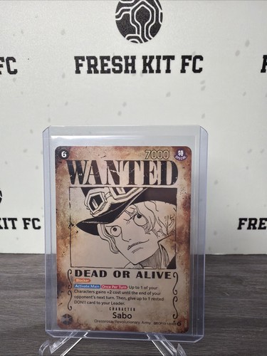 One Piece TCG Sabo Wanted Poster Op13-120 SP SEC | eBay