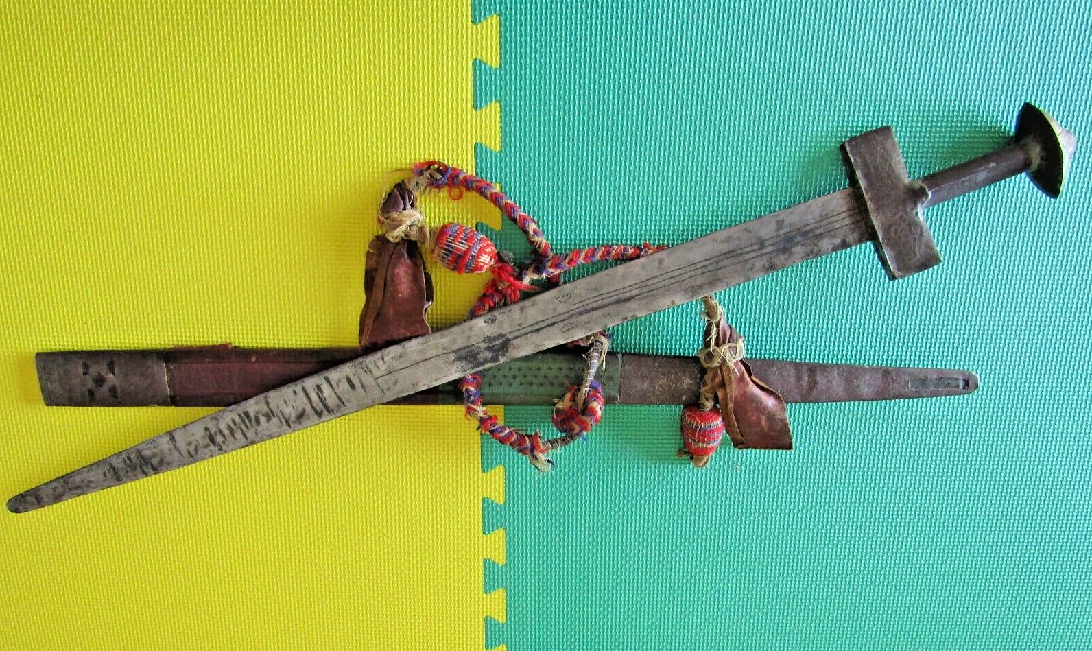 Antique African "Takouba" Sword/Scabbard. | eBay