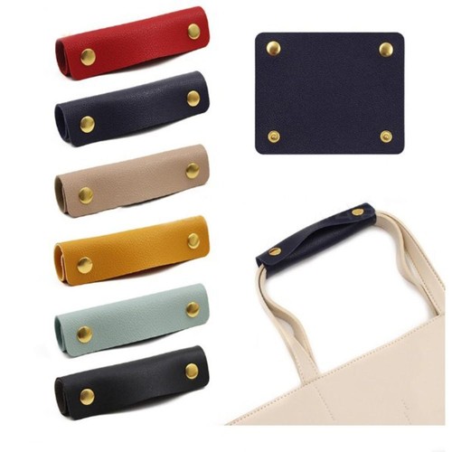 2pcs Replacement Suitcase Grip Leather Handle Wrap Bag Shoulder Strap ...