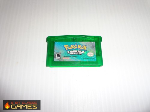 NEW BATTERY! Pokemon Emerald - GAME ONLY - NINTENDO Gameboy Advance ...
