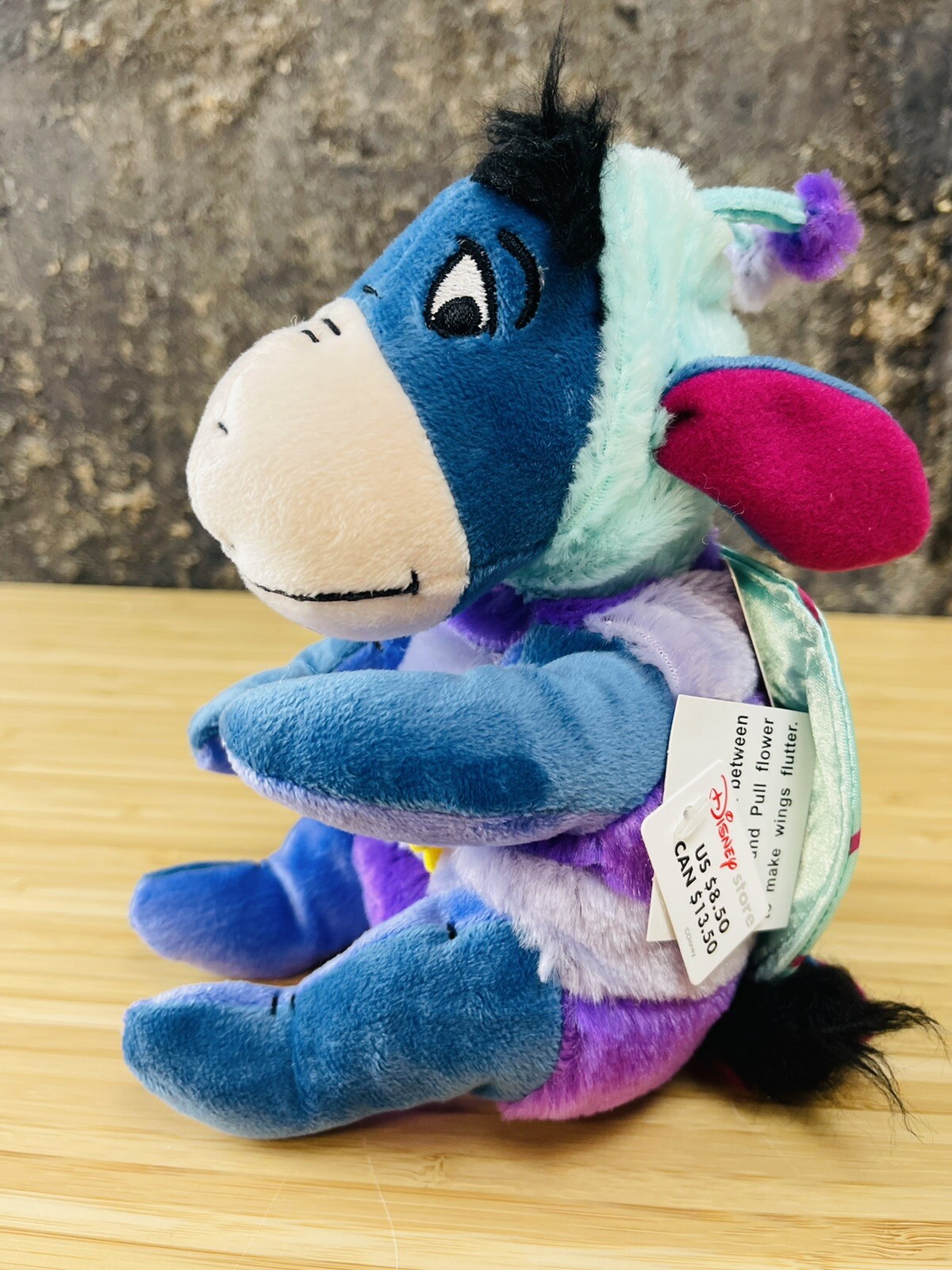 7" DISNEY STORE EEYORE FLUTTER WING EEYORE COLLECTIBLE MINI BEAN BAG | eBay