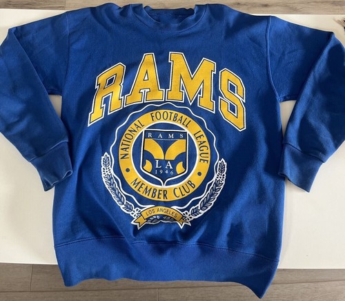 Los Angeles Rams logo football royal color Crewneck Sweatshirt KV25002 ...