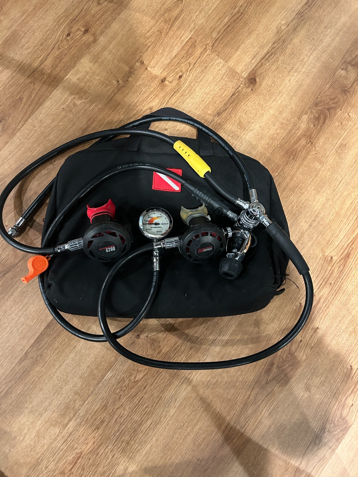 Scubapro Mk250 Evo, G250 Graphite, G200, Pressure Gauge w/ Regulator ...