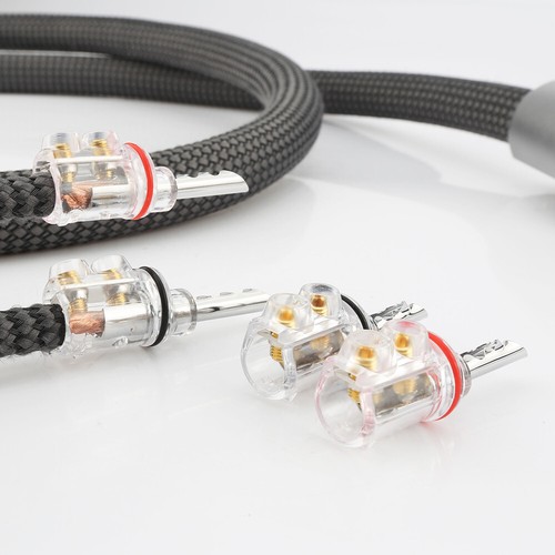 4pcs Hifi audio Rhodium plated BFA banana Transparent Cover Audio ...