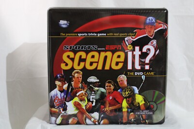 Sports ESPN Scene It? DVD Game Silver Tin Box Complete | eBay