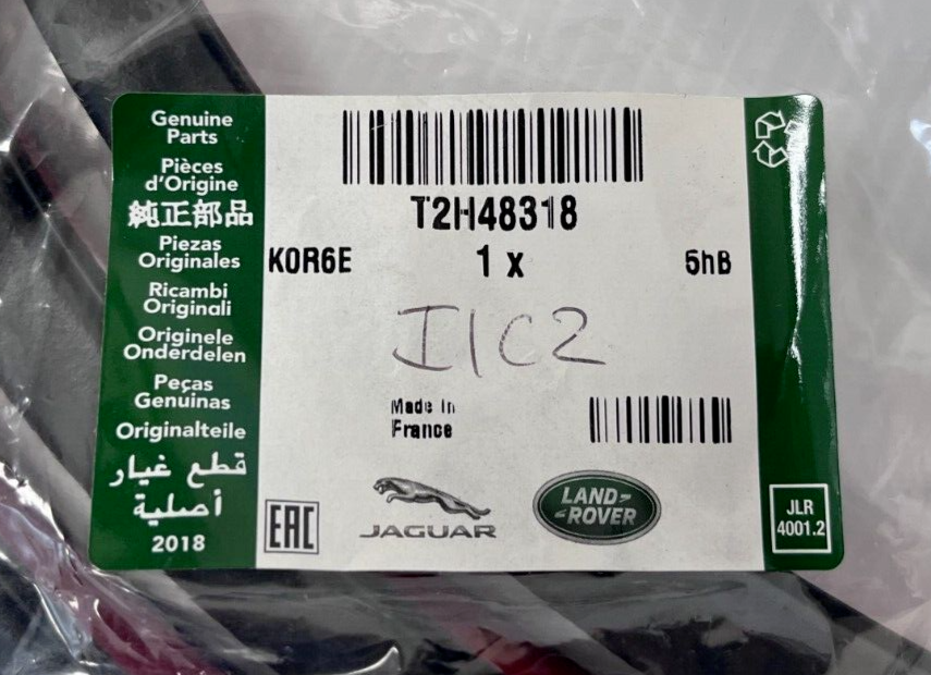 GENUINE JAGUAR XF 2016 SALOON LEFT HAND REAR DOOR SEAL T2H11606 ...