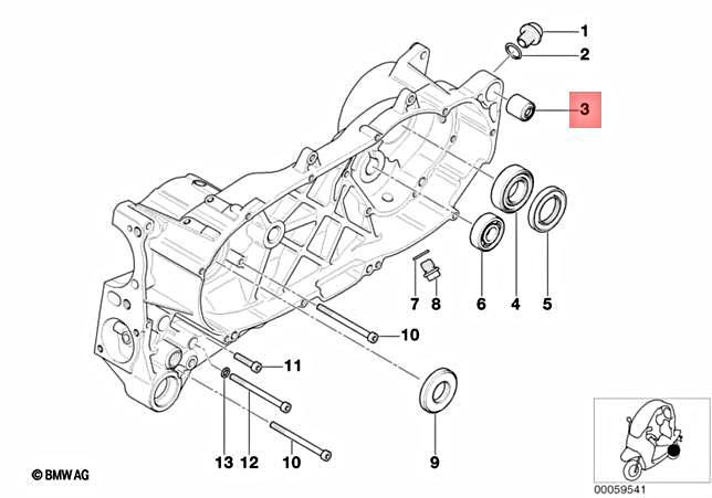 New BMW Genuine C1N C1 0191 200 0192 Mounting 34212335944 | eBay
