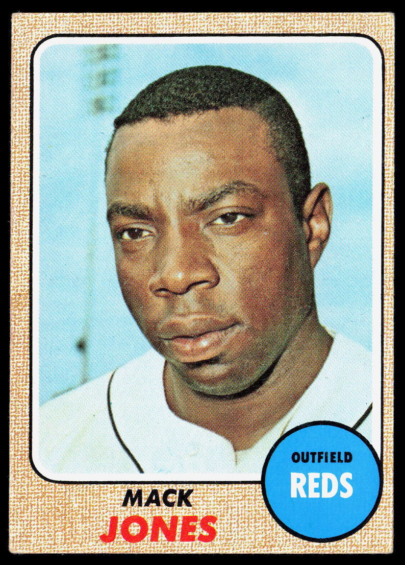 Mack Jones 1968 Topps #353 G-VG Crease | eBay