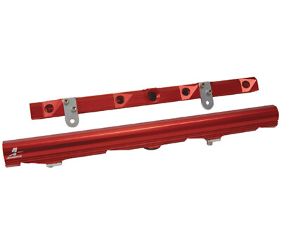 Aeromotive Fuel Rails Billet Aluminium Red Anodized Chev Holden ...
