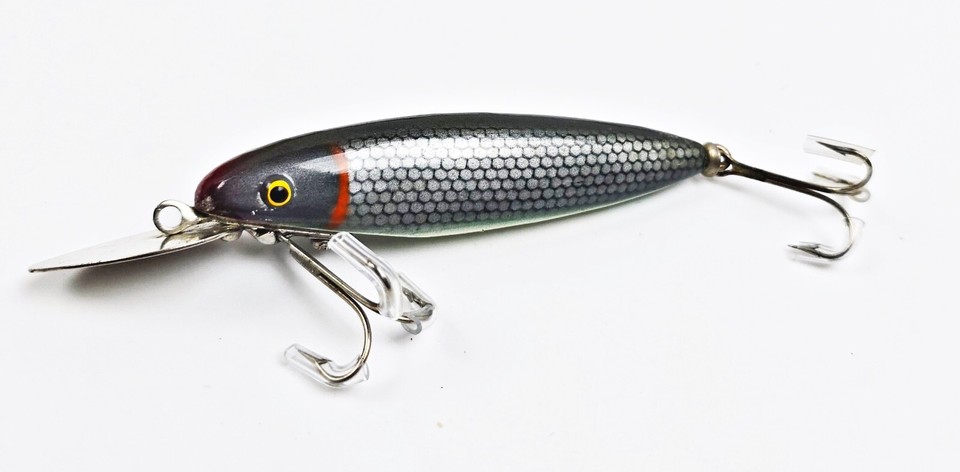 Early & Rare Cisco Kid Lure Silver Scale With Two Piece Lip Hanger IL ...