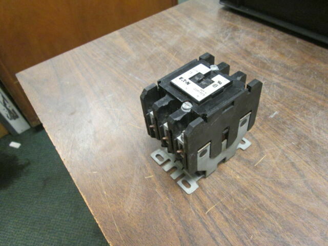 Eaton C25FNF375 Definite Purpose Contactor 3 Pole 75 Amp 24v Coil for ...