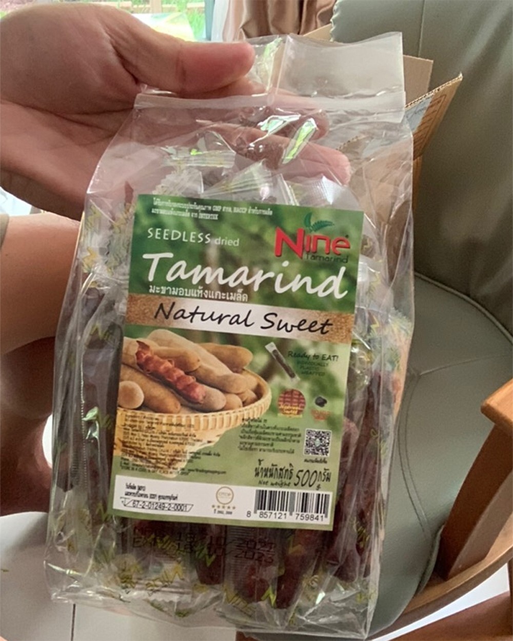 Seedless Dried Tamarind Natural Sweet Individual Pack 500g by Nine ...