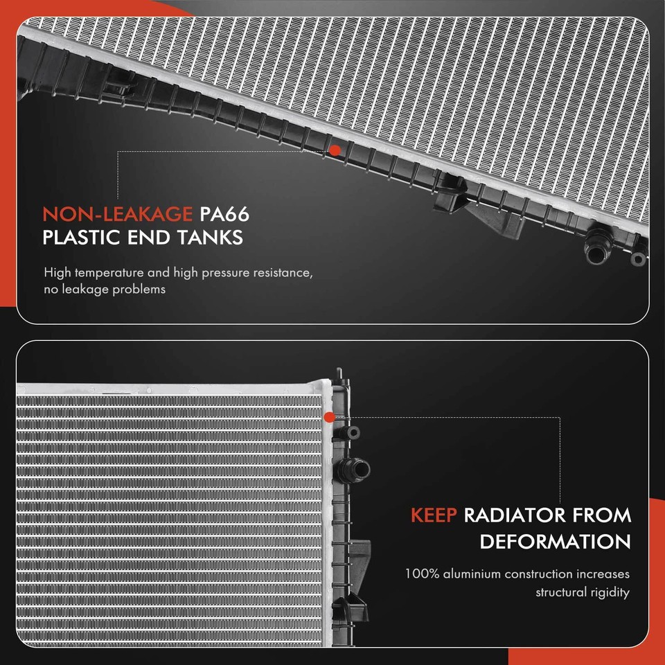 Aluminum Radiator for BMW X5 E53 2001 2002 2003 2004 2005 2006 3.0L ...