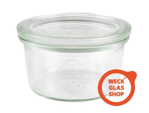 1 WECK Sturzglas 165 ml mit Glasdeckel Einmachglas Einweckglas 976 RR 80 | eBay