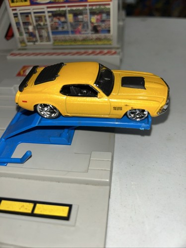 1970 Ford Mustang Boss 428 yellow big time muscle Diecast Jada 1:64 ...