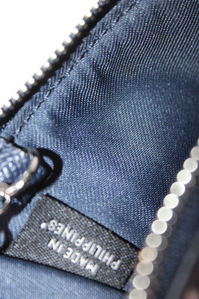 Coach Womens Zip Top Floral Logo Leather Keychain Pouch Wallet Black ...