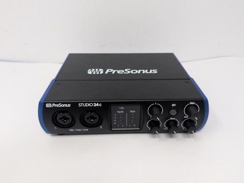*QUIET OUTPUT* Presonus Studio 24c 2x2, 192 Khz, Usb Audio Interface | eBay
