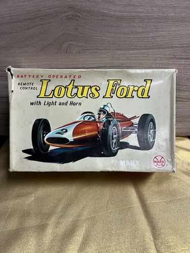 Vintage Marx Battery Operated Lotus Ford Remote Control Green With Box ...