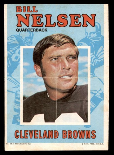 1971 Topps Poster #16 Bill Nelsen EX J2631444 | eBay