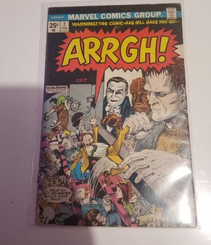 Marvel Arrgh! Horror/Comedy #2 | eBay