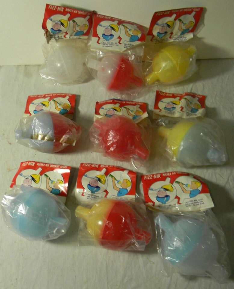 1961 ONE ASTRO FIZZ NIK SPACE SHIP SODA POP ICE CREAM FLOAT MINT IN ...