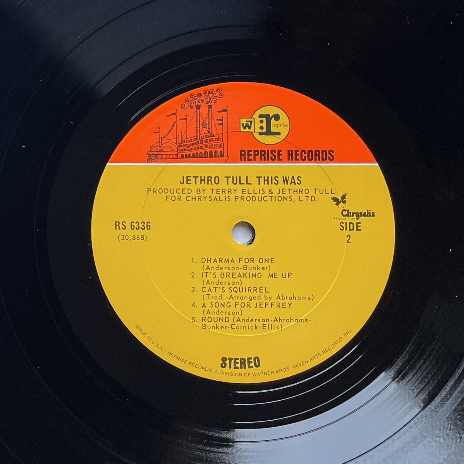 JETHRO TULL This Was 1968 US Reprise Records LP IAN ANDERSON First ...