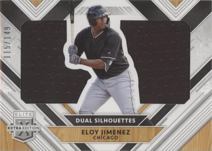 2018 Panini Elite Extra Edition - Dual Silhouettes Eloy Jimenez #DS-EJ ...